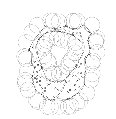 平面点云的轮廓线计算-alpha shapes算法原理和实现_α-shape算法-CSDN博客