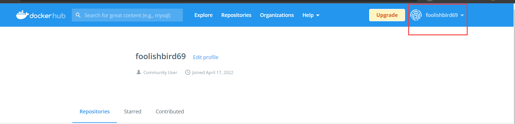 Docker：发布镜像到DockerHub_an image does not exist locally with the tag-CSDN博客