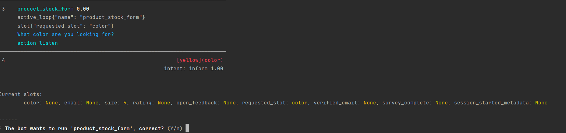 Gavin老师Transformer直播课感悟 - Rasa项目实战之电商零售对话机器人通过Rasa interactive进行问题修正与调试演示(八十四)-CSDN博客