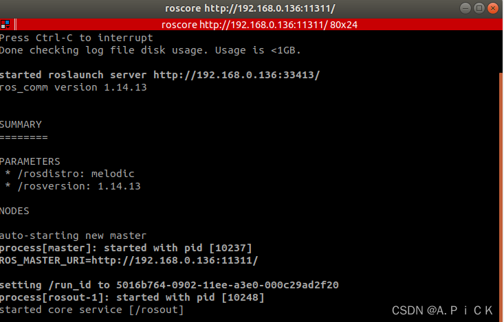 Filed to contact master at ...roscore启动缓慢，主从机未通信情况下_roscore打开很慢-CSDN博客