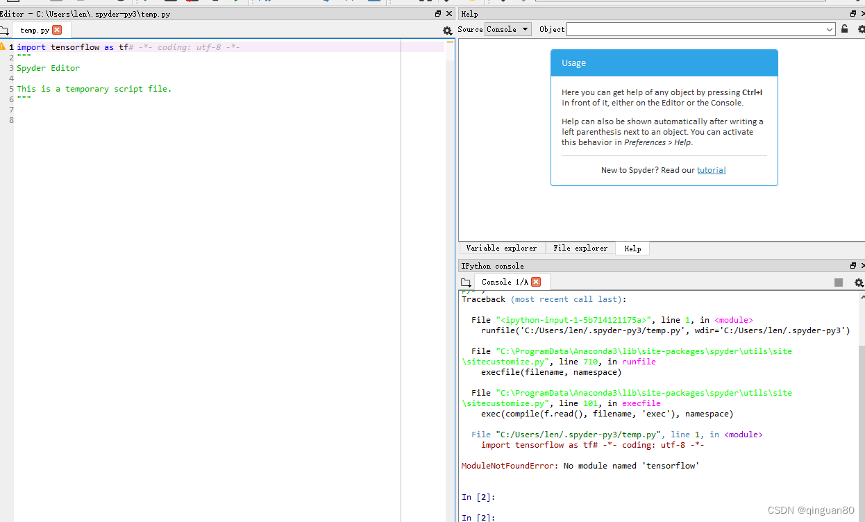 Anaconda 安装 tensorflow 教程_anaconda安装tsfel包-CSDN博客