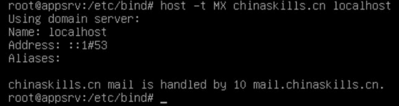 ChinaSkills-网络系统管理(2021年全国职业院校技能大赛A-1 模块 A：Linux 环境 评分标准 )_host -t mx ...