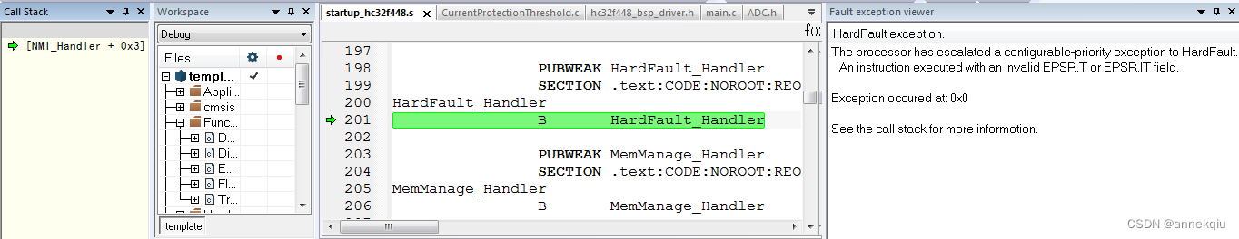 IAR调试时出现HardFault_Handler错误（一）_iar hardfault分析-CSDN博客