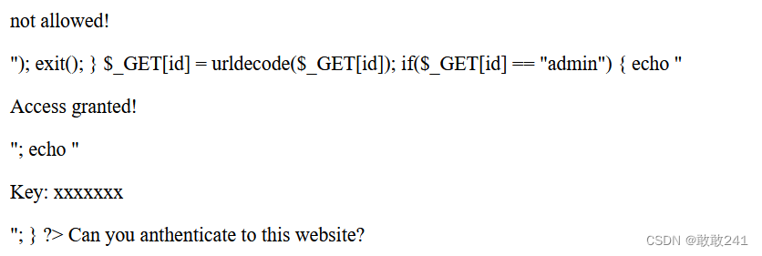 每天一道ctf(web方向)ctf Web中基础的代码审计靶场 Csdn博客