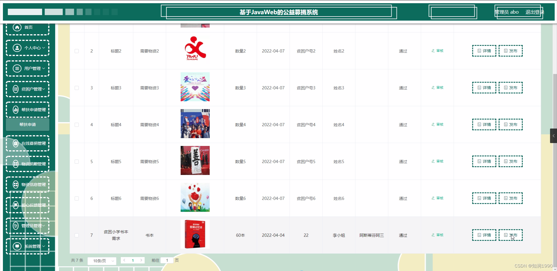 ssm毕设项目基于JavaWeb的公益募捐系统vhrs8（java+VUE+Mybatis+Maven+Mysql+sprnig）_基于web的公益服务系统-CSDN博客