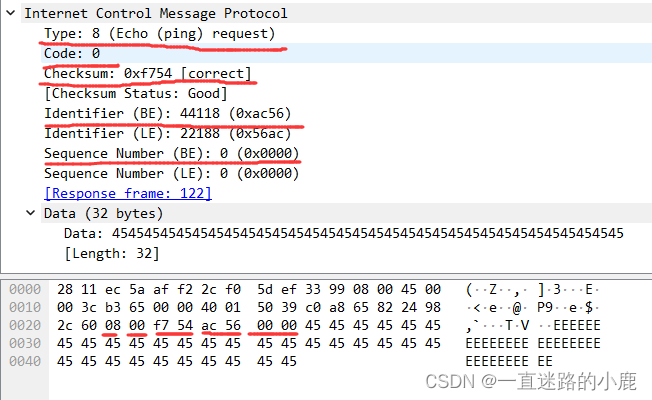 ICMP协议实现ping的测试_icmp协议测试-CSDN博客