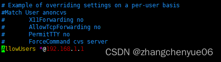 sshd_config之参数AllowUsers_ssh allowusers-CSDN博客