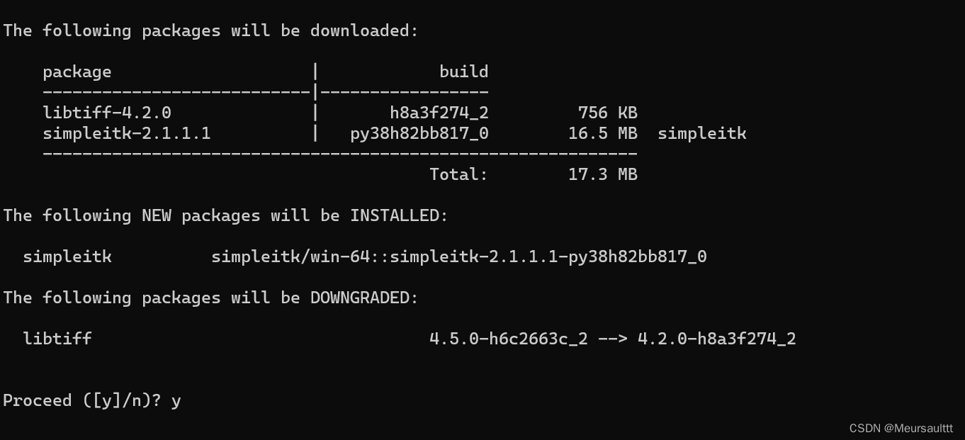 在anaconda指定虚拟环境下安装simpleitk包_simpleitk安装-CSDN博客