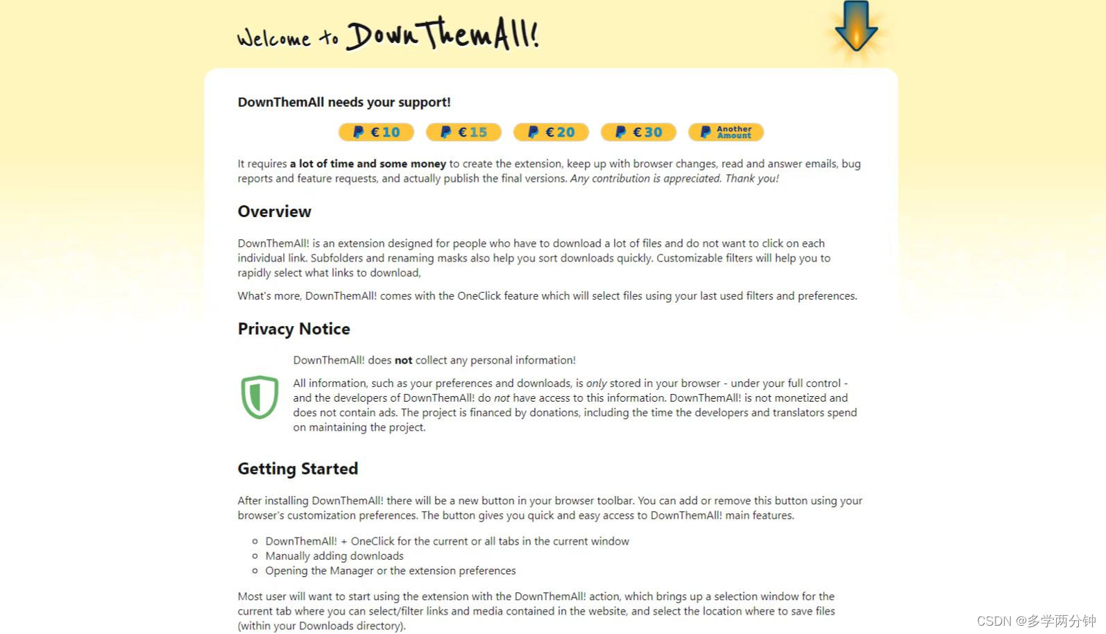 DownThemAll！数据批量下载插件_downthemall插件下载-CSDN博客