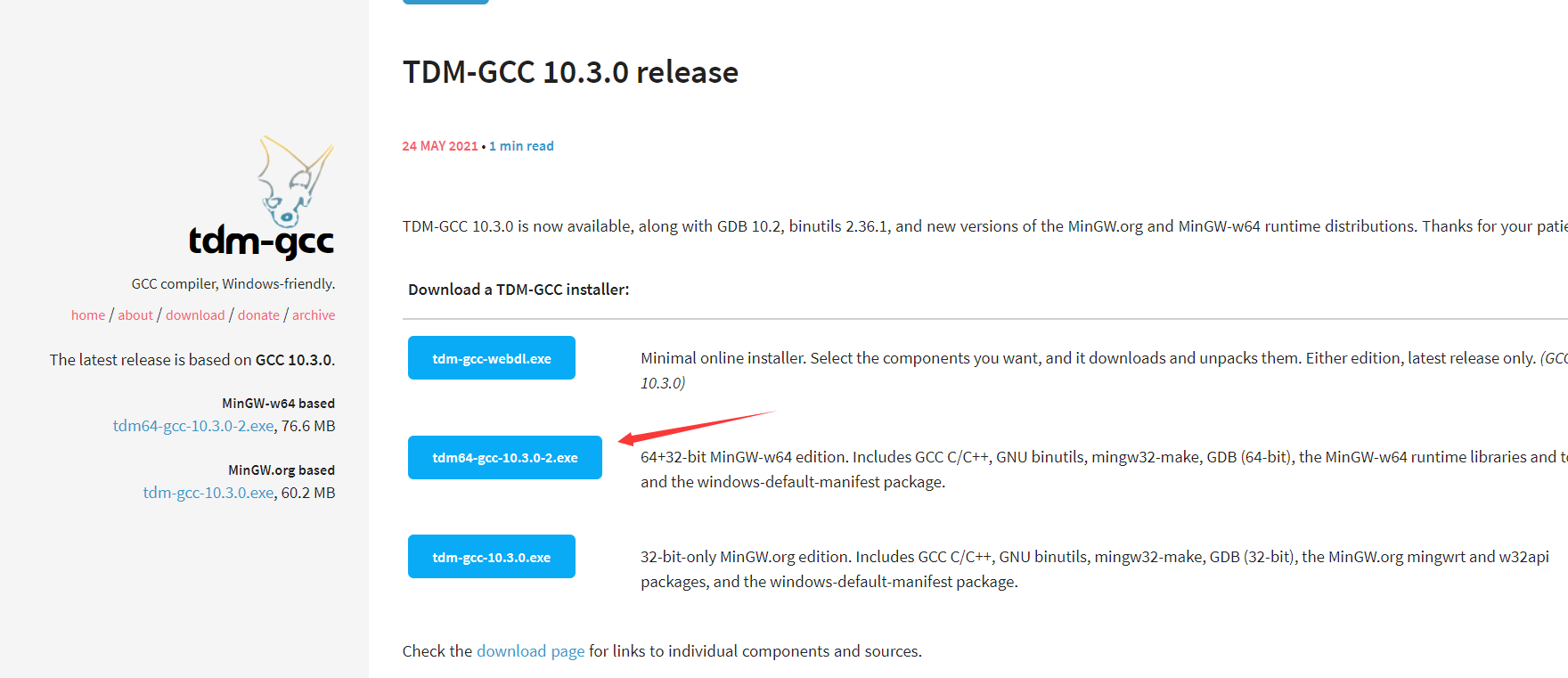 Win10 安装编译器|调试器 TDM-GCC/Mingw64_tdm gcc-CSDN博客