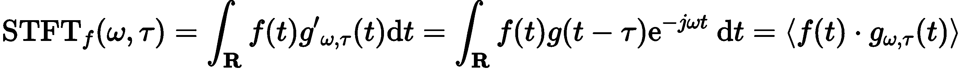 傅里叶变换FT与STFT简介_stft公式-CSDN博客
