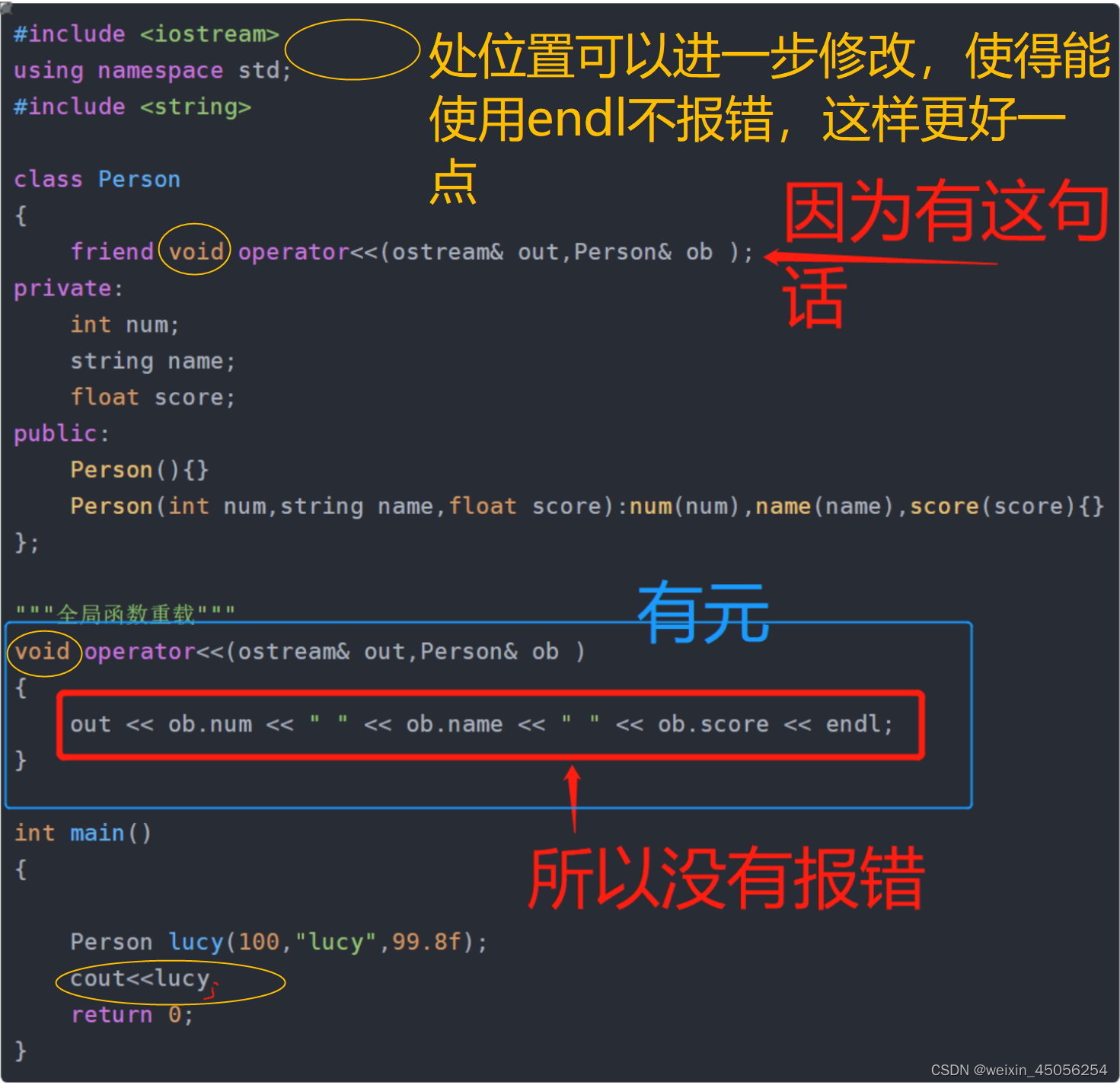 【C++封装】重载运算符_ostream operator-CSDN博客