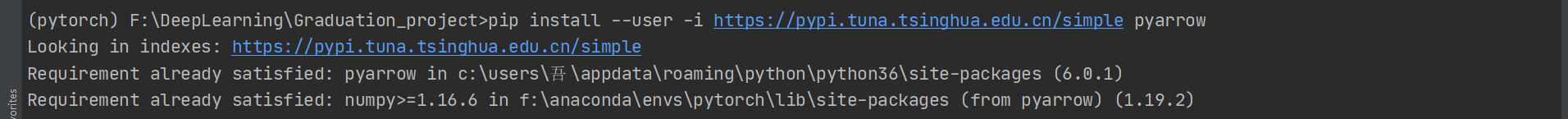 pyarrow库的安装问题（成功解决）_pyarrow安装失败-CSDN博客