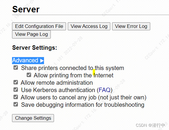 Linux(Centos 7) 安装CUPS服务器 与 共享使用_cups打印服务器-CSDN博客