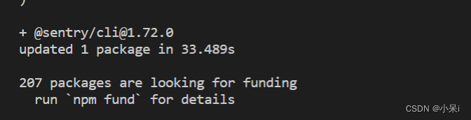 npm install 下载依赖报错解决方法_unexpected sentry-cli version "1.75.2-CSDN博客