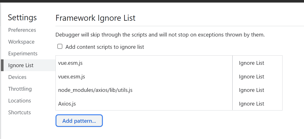 chrome浏览器debug vue项目，跳过vue源码_chorme更新 vue debugger 浏览器不进断点-CSDN博客