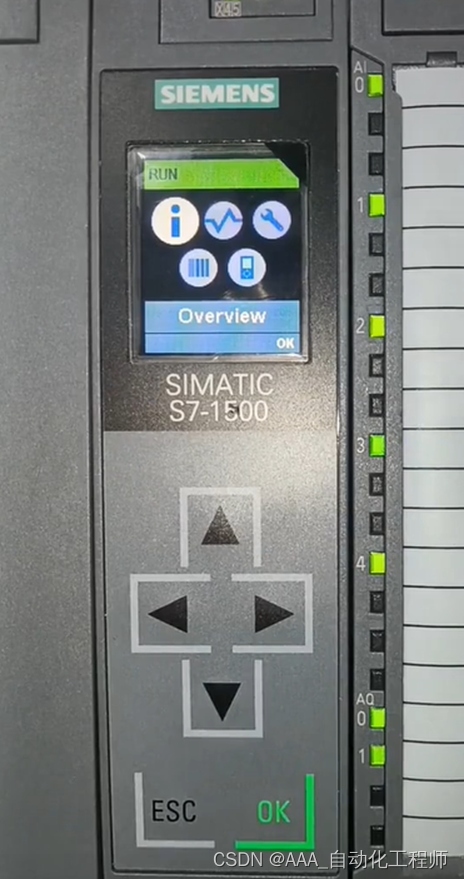 S7-1500PLC本体自带显示屏切换中文语言显示的具体方法演示_plc1500面板按键说明图-CSDN博客