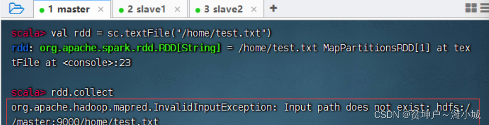 Spark大数据处理讲课笔记3.1 掌握RDD的创建_本章学习了spark提供的两种读取数据创建rdd的api,分别是从文件系统读取数据的-CSDN博客