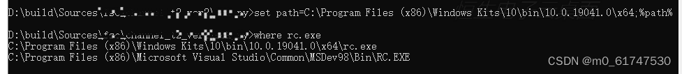 使用vs2022环境编译cython报错：RC：fatal error RC1106: invalid option: -ologo-CSDN博客