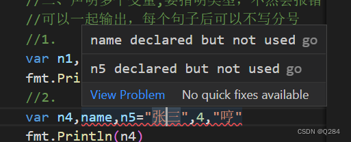 Golang 变量(笔记) Csdn博客