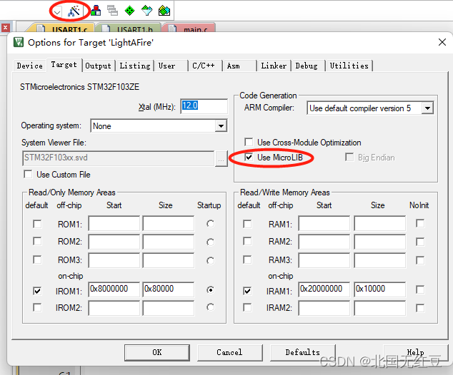 【STM32】USART串口重映射 & 打印输出printf标识符_stm32串口重映射-CSDN博客