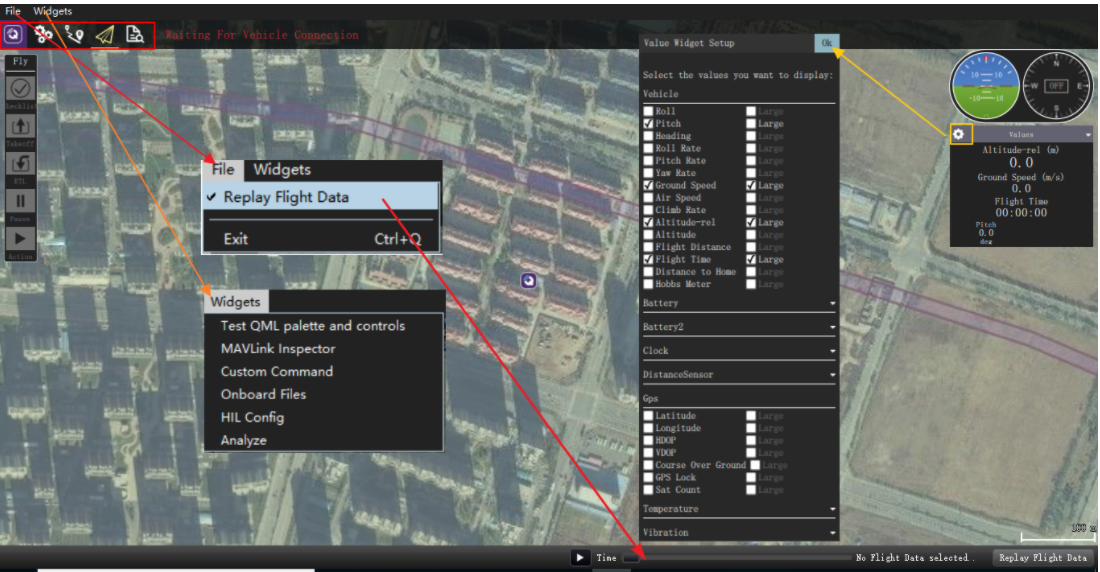 QGC地面站二次开发（一）地面站介绍以及软件框架（1）地面站使用介绍和接口介绍_qgc mainwindow.ui-CSDN博客