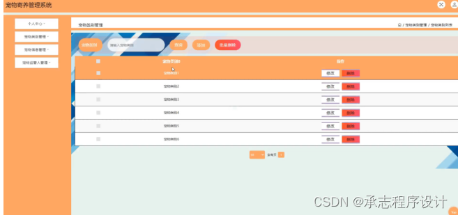 Javajspssm宠物寄养管理系统【2024年毕设】jdbcdao、servlet、jsp及ssh框架、tomcat、jdk技术