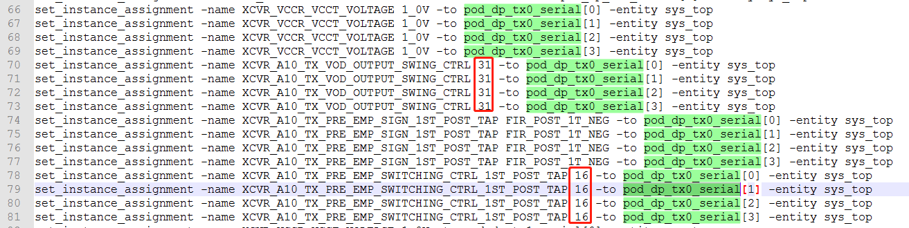 transceiver_toolkit调整Vod和pre-emphasis_quartus transiver toolkit-CSDN博客
