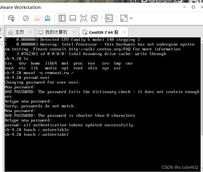 关于“CentOS7：sorry,that didn‘t work.please try again！”提示解决办法_centos sorry that didn't work-CSDN博客