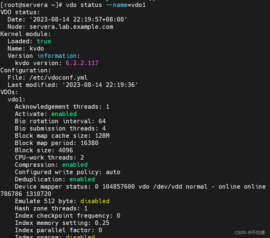【Linux】使用 VDO 卷优化存储空间_vdo卷-CSDN博客