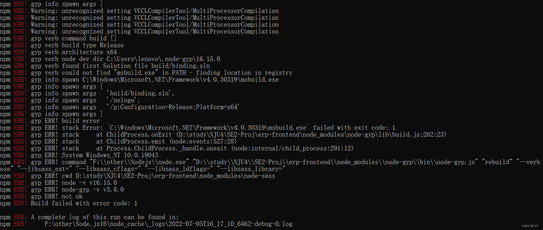 npm install 报错_npm install xlsx-CSDN博客