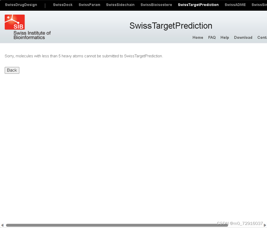 SwissTargetPrediction预测药物靶点注意事项-CSDN博客