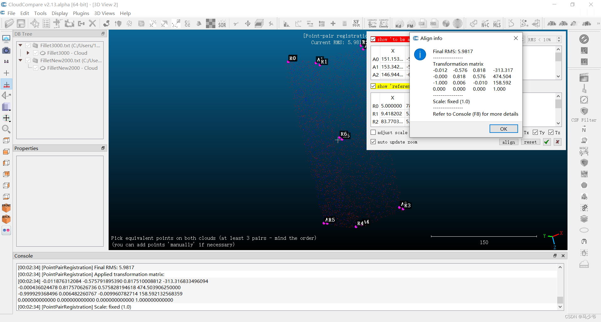 CloudCompare点云配准_cloudcompare align-CSDN博客