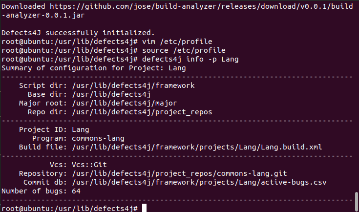 ubuntu20.04配置Defects4j_defects4j初始化错误-CSDN博客