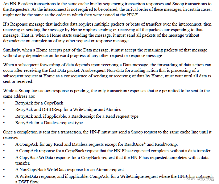 AMBA CHI协议学习笔记4 - Ordering，Hazard_chi ordering-CSDN博客