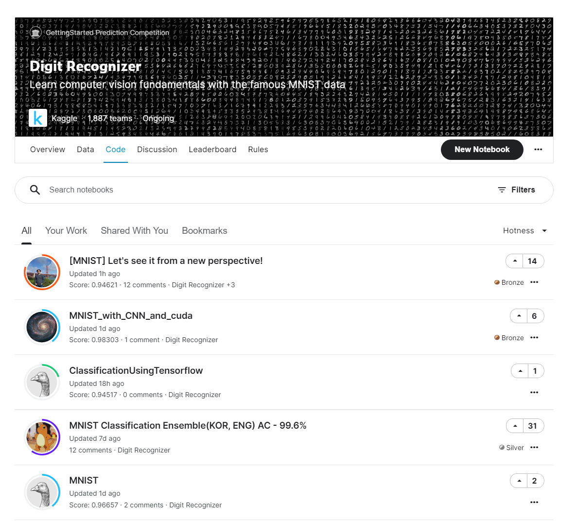 Kaggle入门预测赛，手写数字识别Digit Recognizer，使用Kaggle kernel作答，F=0.98_kaggle code should have exactly six ...
