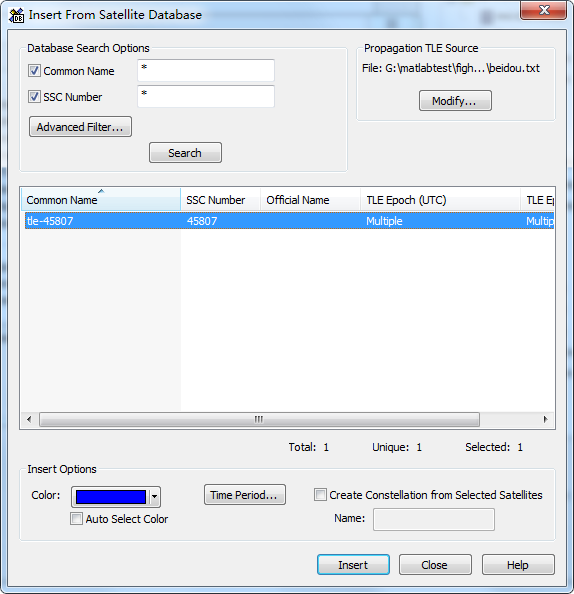 用STK导入段时间TLE数据_stk导入tle需要什么插件-CSDN博客