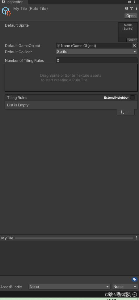Unity学习笔记：tilemap的基础使用【by Chutianbo】open Tile Palette Csdn博客