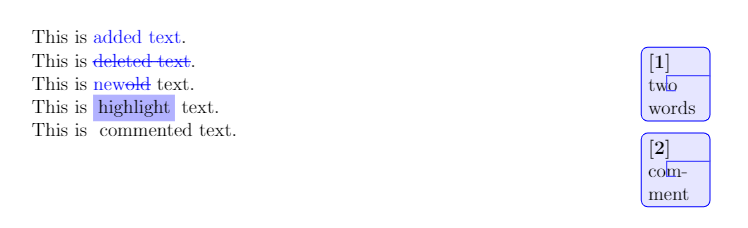 Latex 批注修改功能 使用changes宏包_latex changes-CSDN博客