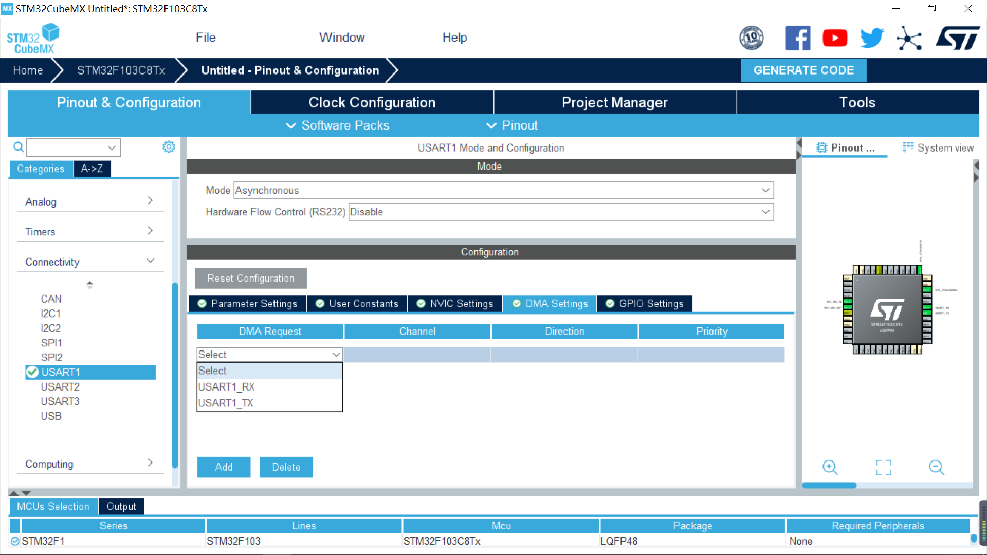 STM32中断与DMA通信编程_stm32dma中断处理函数-CSDN博客