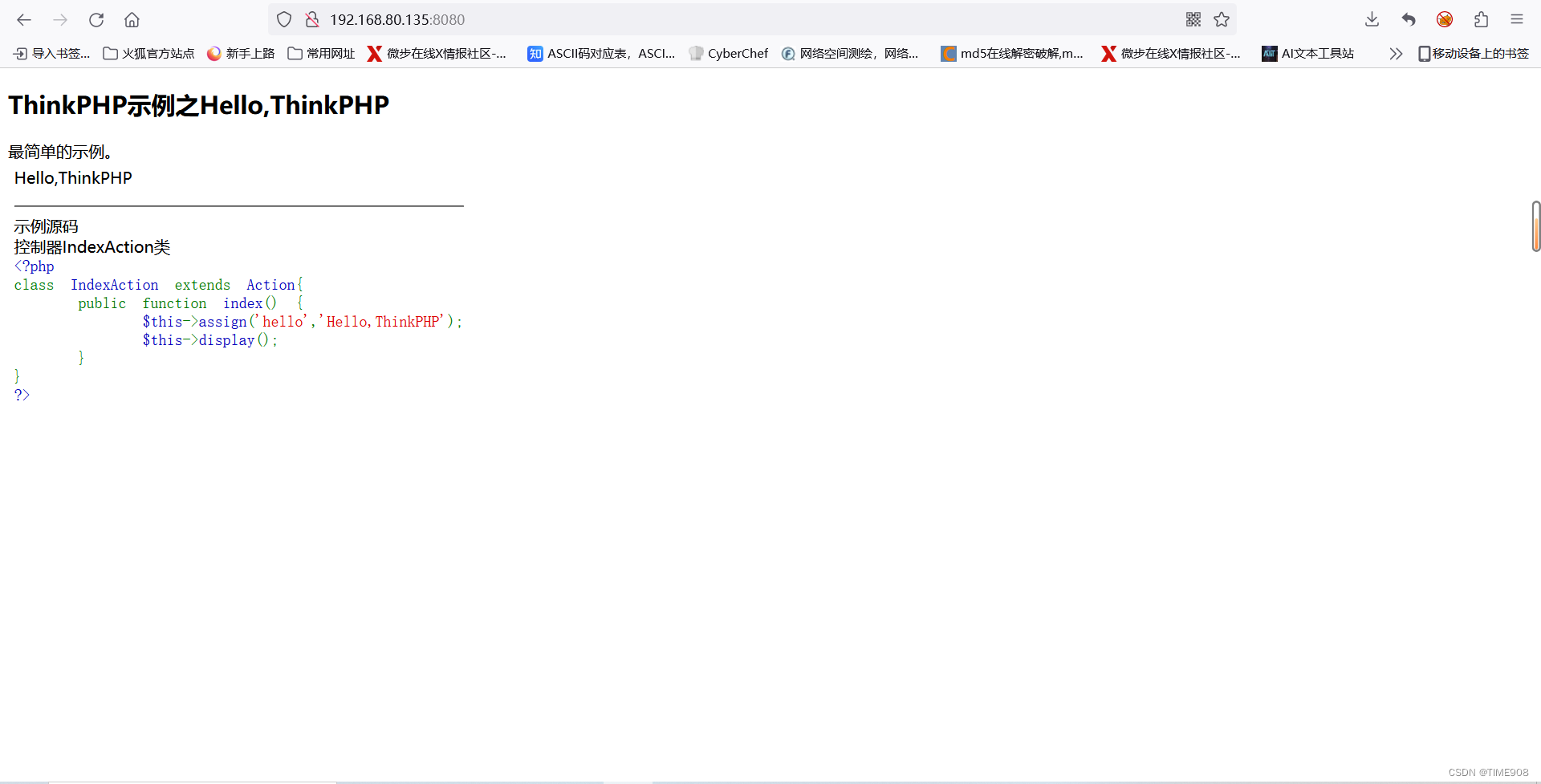 ThinkPHP2-RCE漏洞复现_thinkphp-2-rce-CSDN博客