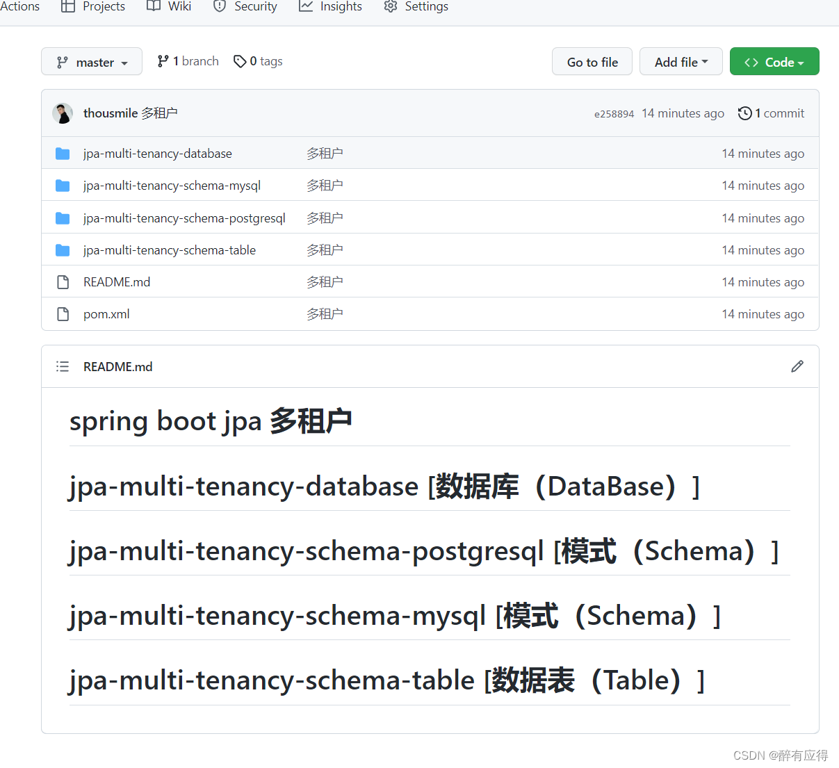 Spring Boot Jpa 多租户 基于 Database、schema、table新建租户创建schema Csdn博客