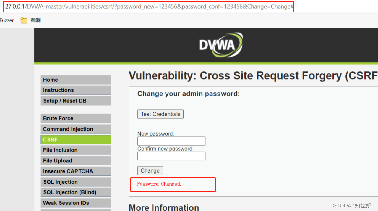 xss和csrf在dvwa中实现联动攻击_dvwa跨站攻击(xss+csrf)-CSDN博客