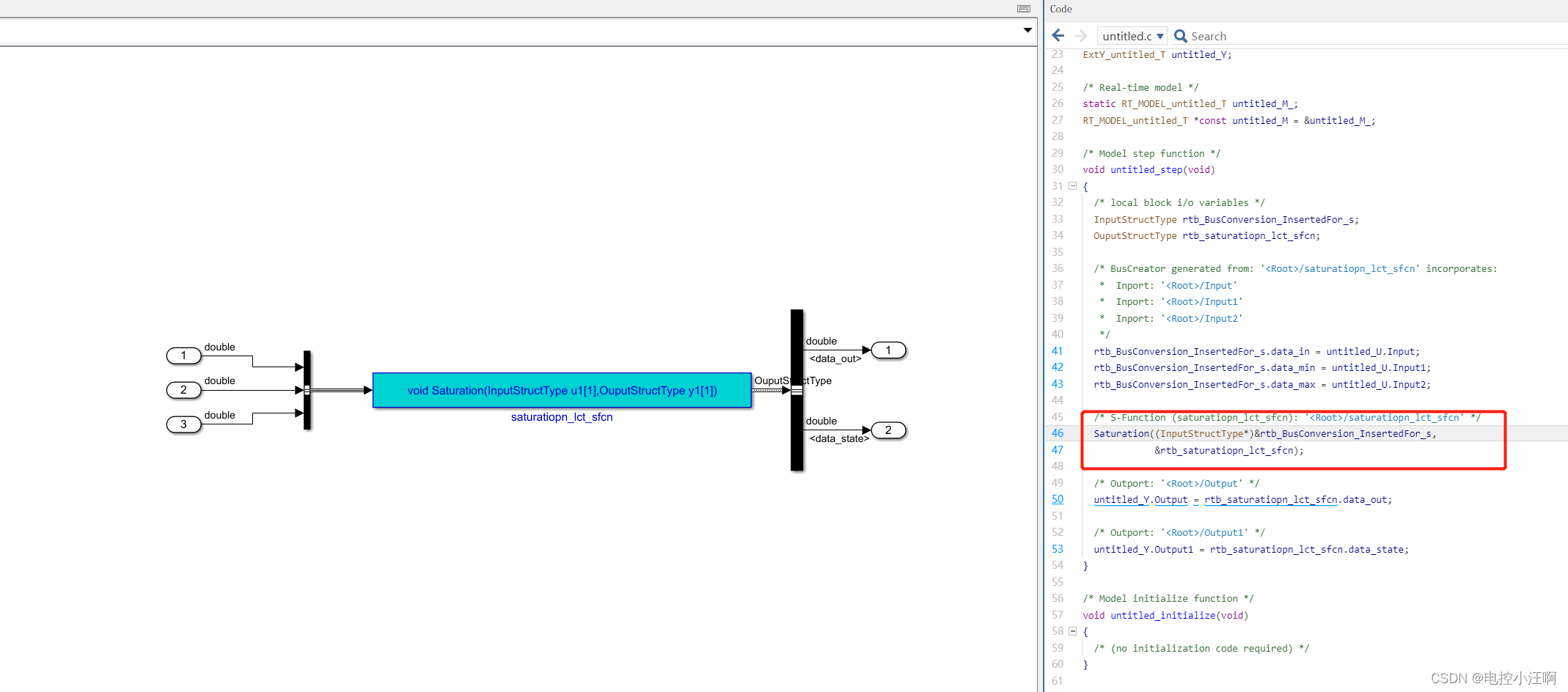 Simulink 导入运行自定义的C文件_simulink legacy c code-CSDN博客