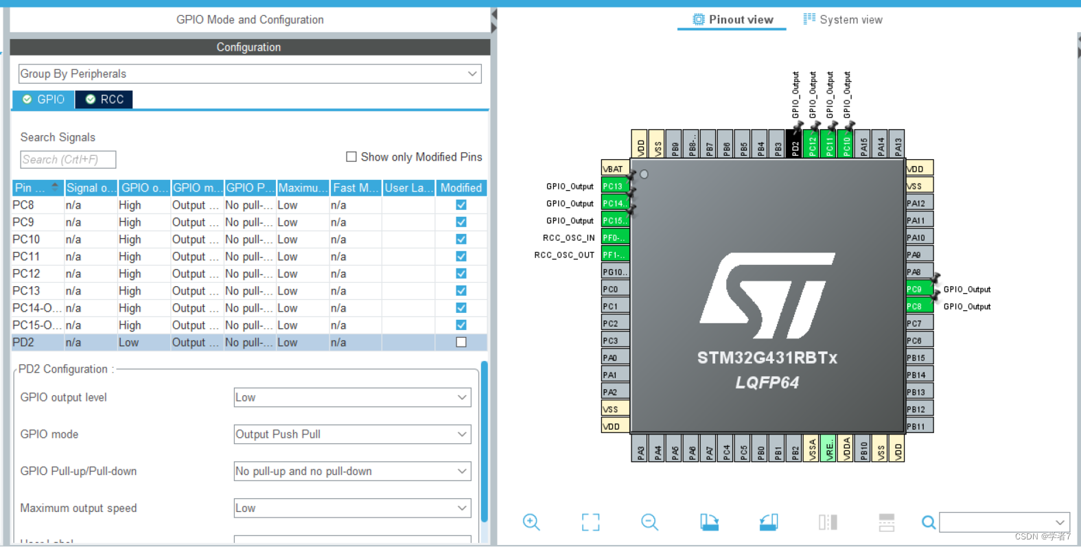 STM32G431RBT6基于HAL库点亮LED灯学习笔记-CSDN博客