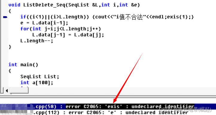 【c C 问题总结】error C2039、 C2001、 C2146、c2297、 C2601、c2065、 C2660、 C2440 Csdn博客