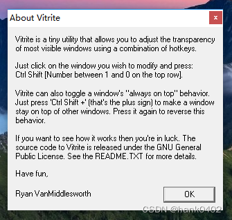好用的窗口透明软件：Vitrite-CSDN博客