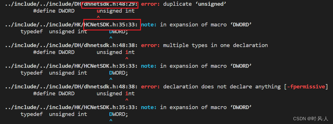 大华和海康sdk linux下开发头文件冲突问题解决方法_jna 引入sdk .h文件-CSDN博客