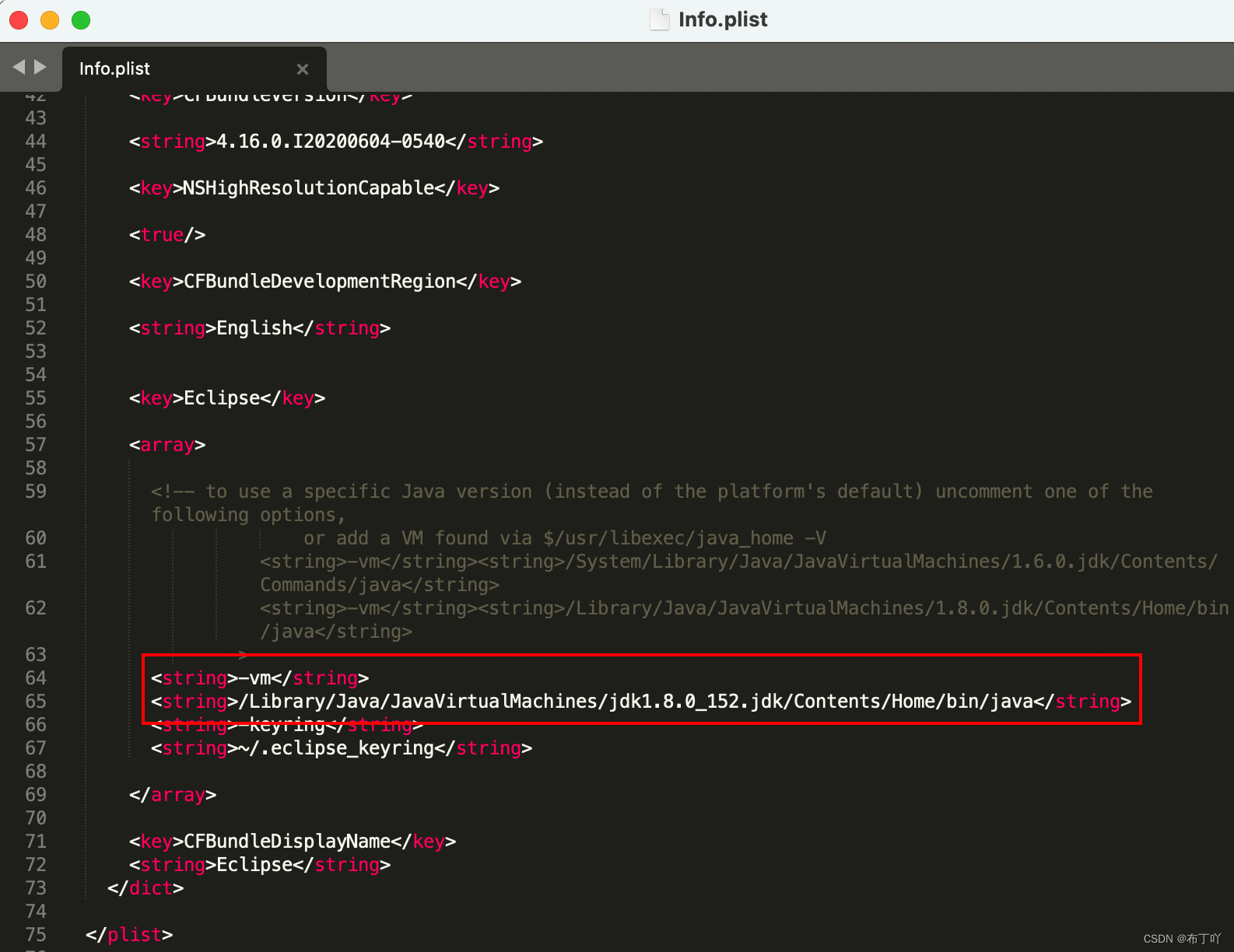 Mac打开eclipse提示“Failed to create the java virtual machine”_mac 启动 sts failed to create-CSDN博客